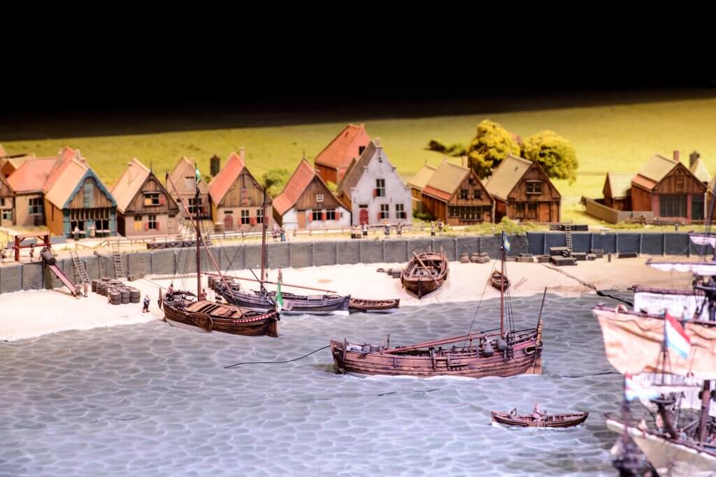 Modell Die Reede von Texel - Museum Kaap Skil | Museum Kaap Skil