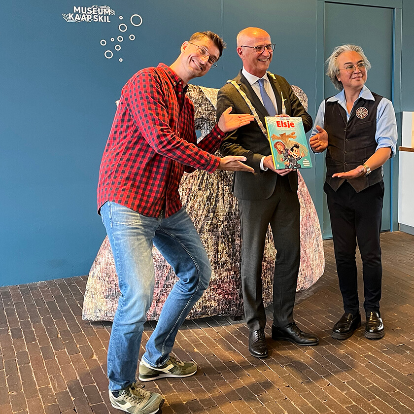 De Jurk in nieuwe strip Elsje - Museum Kaap Skil | Museum Kaap Skil